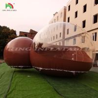 China Outdoor Inflatable Clear Dome Tent Camping Hotel Room House Bubble Tent For Restaurant for sale