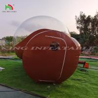China Outdoor Inflatable Clear Dome Tent Camping Hotel Room House Bubble Tent For Restaurant for sale