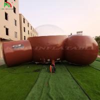 China Outdoor Inflatable Clear Dome Tent Camping Hotel Room House Bubble Tent For Restaurant for sale