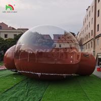China Outdoor Inflatable Clear Dome Tent Camping Hotel Room House Bubble Tent For Restaurant for sale