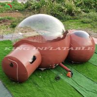 China Outdoor Inflatable Clear Dome Tent Camping Hotel Room House Bubble Tent For Restaurant for sale