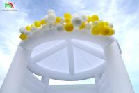 China Commercial Adults Kids Inflatable Bouncer White Bouncy House Inflatable Jump Castle Bouncer For Wedding for sale