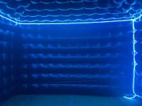 China Commercial Night Club Tent Portable Black Inflatable Nightclub Events Tent For Party Rental for sale