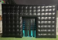 China Commercial Night Club Tent Portable Black Inflatable Nightclub Events Tent For Party Rental for sale