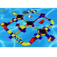China Sea Large Inflatable Floating Water Park Game Floating Island Equipment for sale