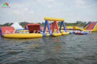 China Sea Large Inflatable Floating Water Park Game Floating Island Equipment for sale