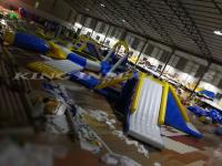 China Inflatable Water Park Floating Game Floating Island Equipment for sale