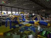China Inflatable Water Park Floating Game Floating Island Equipment for sale
