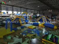China Inflatable Water Park Floating Game Floating Island Equipment for sale