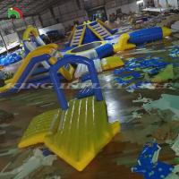 China Inflatable Water Park Floating Game Floating Island Equipment for sale