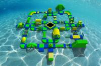 China Inflatable Floating Aqua Park  Inflatable Water Games Amusement Equipment For Events for sale
