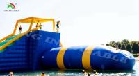 China Inflatable Water Park Equipment Floating Slide Trampoline for sale