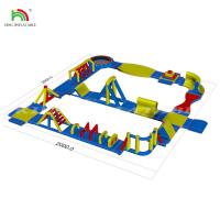China Sea Large Inflatable Water Park Floating Game Floating Island Equipment for sale