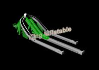 China Giant Green Exciting Trippo Inflatable Water Slide With 3 Lane For Adult for sale