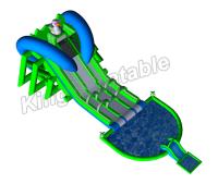 China Outdoor Duck Shape Giant Inflatable Blow Up Water Slide For Kids And Adults for sale