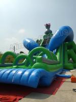 China Outdoor Duck Shape Giant Inflatable Blow Up Water Slide For Kids And Adults for sale