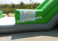 China Giant Green Exciting Trippo Inflatable Water Slide With 3 Lane For Adult for sale