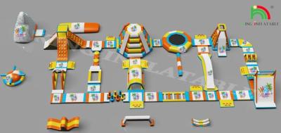 China Water Park Outdoor Playground Equipment Parts Inflatable Water Park Games for sale
