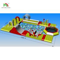China Aqua Park Inflatables Water Games Equipment With Wave Pool for sale