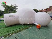 China Inflatable Bubble Tent House Outdoor Giant Transparent Inflatable Crystal Dome Bubble Tent Heated for sale