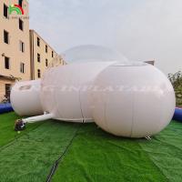 China Inflatable Bubble Tent House Outdoor Giant Transparent Inflatable Crystal Dome Bubble Tent Heated for sale
