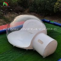 China Inflatable Bubble Tent House Outdoor Giant Transparent Inflatable Crystal Dome Bubble Tent Heated for sale