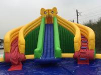 China Inflatable Water Slide Swimming Ball Toys Pools Inflatable Water Park With Pool for sale