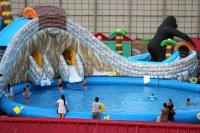 China Inflatable Pool Water Park Swimming Ball Toys Pools Inflatable Water Slide For Kids And Adults for sale