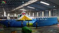 China Inflatable Large Pool Water Park Inflatable Water Park With Swimming Pool Slide for sale