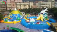 China Inflatable Large Pool Water Park Inflatable Water Park With Swimming Pool Slide for sale