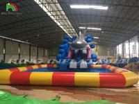 China Inflatable Water Park With Water Slide And Pool Custom Inflatable Ground Water Park For Kids And Adults for sale