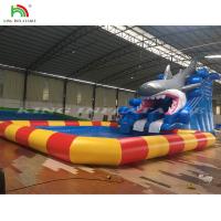 China Inflatable Water Park With Water Slide And Pool Custom Inflatable Ground Water Park For Kids And Adults for sale