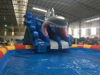 China Inflatable Water Park With Water Slide And Pool Custom Inflatable Ground Water Park For Kids And Adults for sale