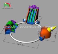 China Inflatable Large Water Park With Water Slide And Pool for sale