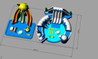 China Inflatable Aqua Play Water Park For Kids And Adults for sale