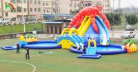 China Custom Inflatable Aqua Park Commercial Inflatable Floating Water Park With Water Slide And Pool for sale