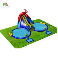 China Custom Inflatable Aqua Park Commercial Inflatable Floating Water Park With Water Slide And Pool for sale