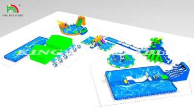 China Commercial Outdoor Pool Inflatable Water Park Game With Water Purification System Inflatable Aqua Water Park for sale