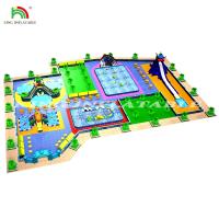 China Commercial Floating Inflatable Water Inflatable Wate Park Slides With Pool for sale