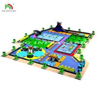 China Commercial Floating Inflatable Water Inflatable Wate Park Slides With Pool for sale
