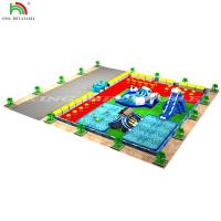 China Commercial Floating Inflatable Water Park Customized Color for sale