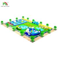 China Outdoor Children Water Park Pool Inflatable Water Park Commercial Amusement Park For Kids Jump Fun for sale