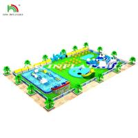 China Outdoor Children Water Park Pool Inflatable Water Park Commercial Amusement Park For Kids Jump Fun for sale