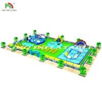 China Outdoor Children Water Park Pool Inflatable Water Park Commercial Amusement Park For Kids Jump Fun for sale
