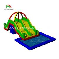 China Amusement Park Inflatable Water Park Game Large Play Slide Children Playhouse Outdoor Playground Equipment for sale