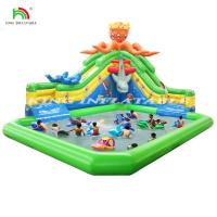 China Amusement Park Inflatable Water Park Game Large Play Slide Children Playhouse Outdoor Playground Equipment for sale