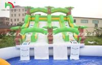 China Amusement Park Inflatable Water Park Game Large Play Slide Children Playhouse Outdoor Playground Equipment for sale