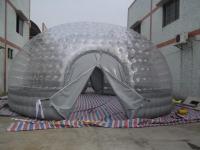 China Factory Custom 0.6mm Pvc Tarpaulin Bubble Tent Inflatable Clear Tent for Event for sale