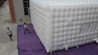 China 20ft Custom Portable Black Inflatable Nightclub Cube Party Bar Tent Night Club For Disco Wedding Event for sale