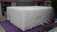 China 20ft Custom Portable Black Inflatable Nightclub Cube Party Bar Tent Night Club For Disco Wedding Event for sale